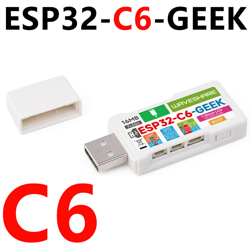 ESP32-C6极客开发板 1.14寸 65K 彩色LCD